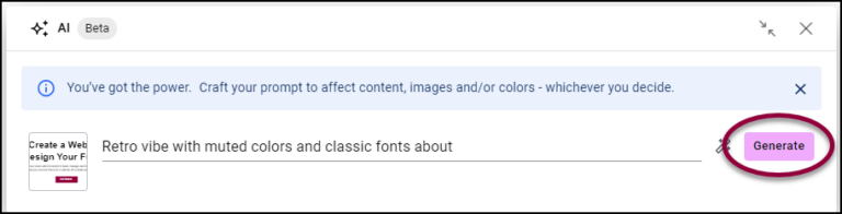 Use AI to create containers based on an existing page | Elementor