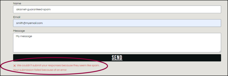 Block spam messages from forms | Elementor