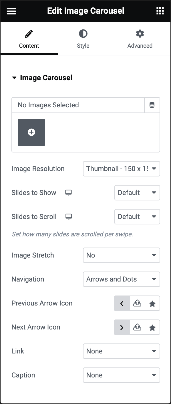 How to Use the Image Carousel Widget | Elementor