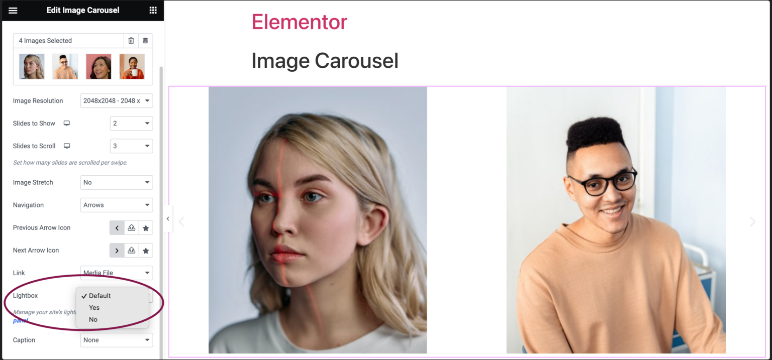 How to Use the Image Carousel Widget | Elementor