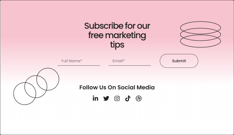 Social Icons widget | Elementor
