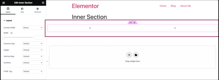 How to Use the Elementor Inner Section Widget | Elementor
