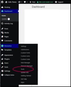 Rollback to a previous version of Elementor | Elementor