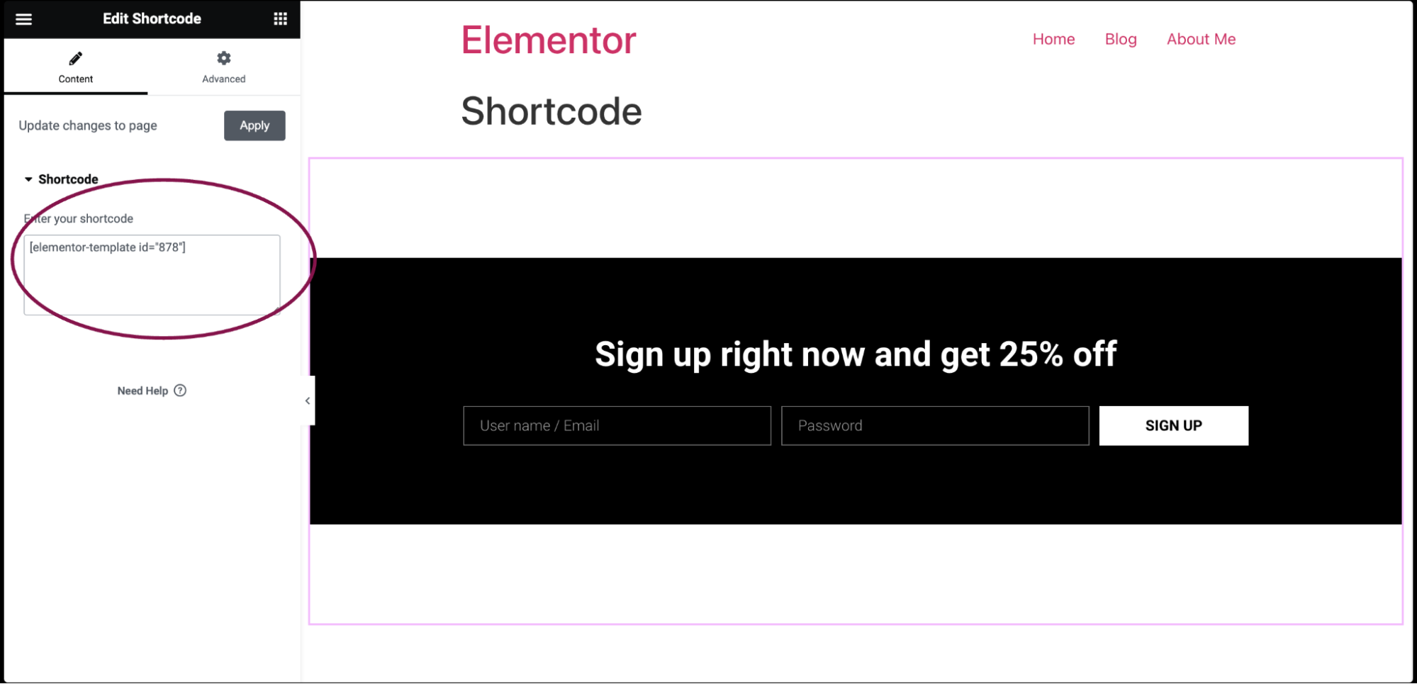 How to Use the Elementor Shortcode Widget | Elementor