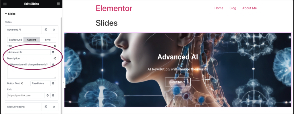 How To Use the Elementor Slides widget | Elementor