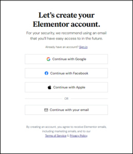 Install & activate Elementor Core | Elementor