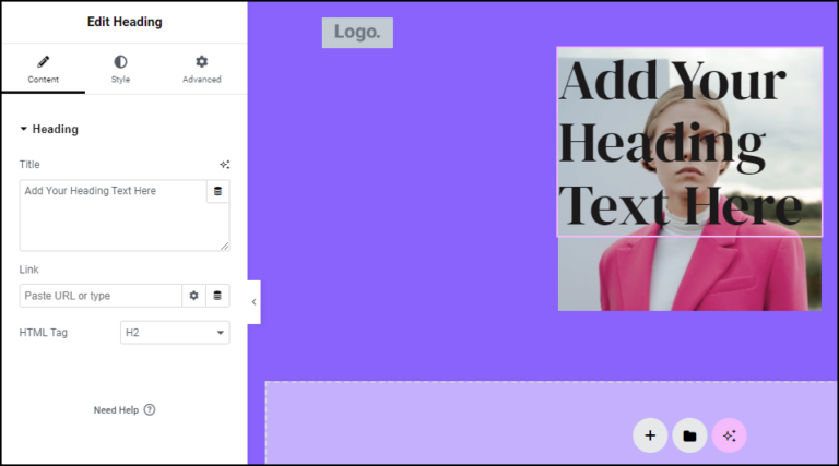 Add text over image in Elementor | Elementor