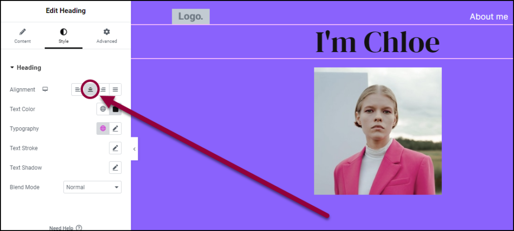 Add text over image in Elementor | Elementor