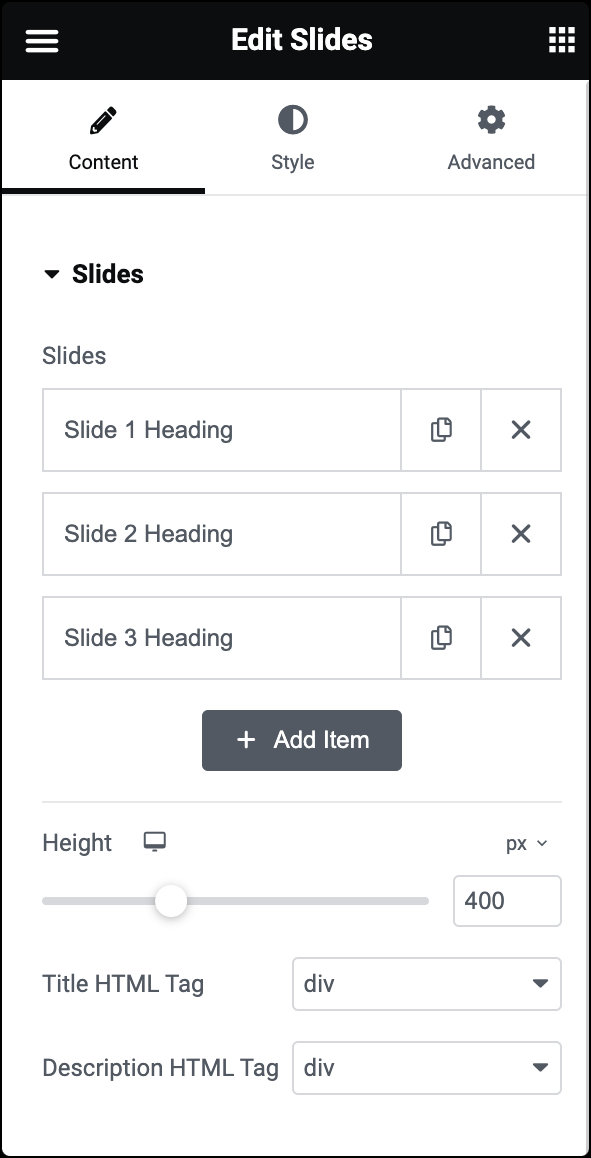 How To Use the Elementor Slides widget | Elementor
