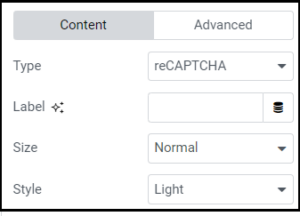 Add ReCAPTCHA To Prevent Spam » Elementor