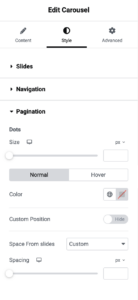 Carousel widget | Elementor
