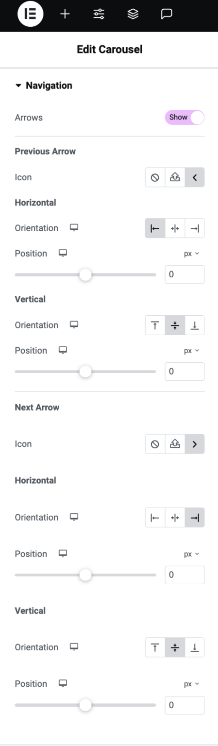 Carousel widget | Elementor