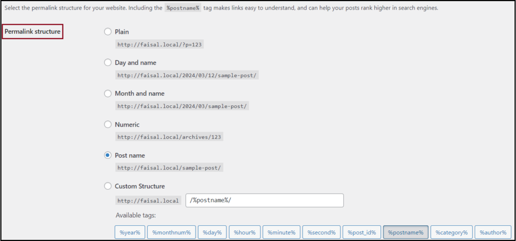Customize permalinks | Elementor