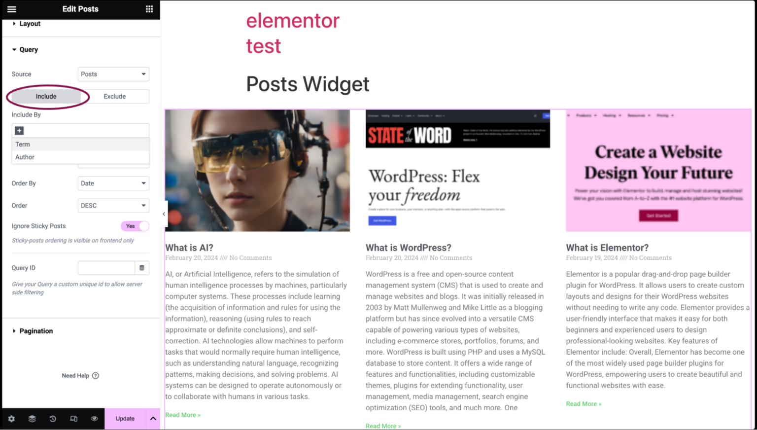 How to Use the Elementor Posts Widget (Pro) | Elementor