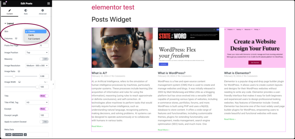 How to Use the Elementor Posts Widget (Pro) | Elementor