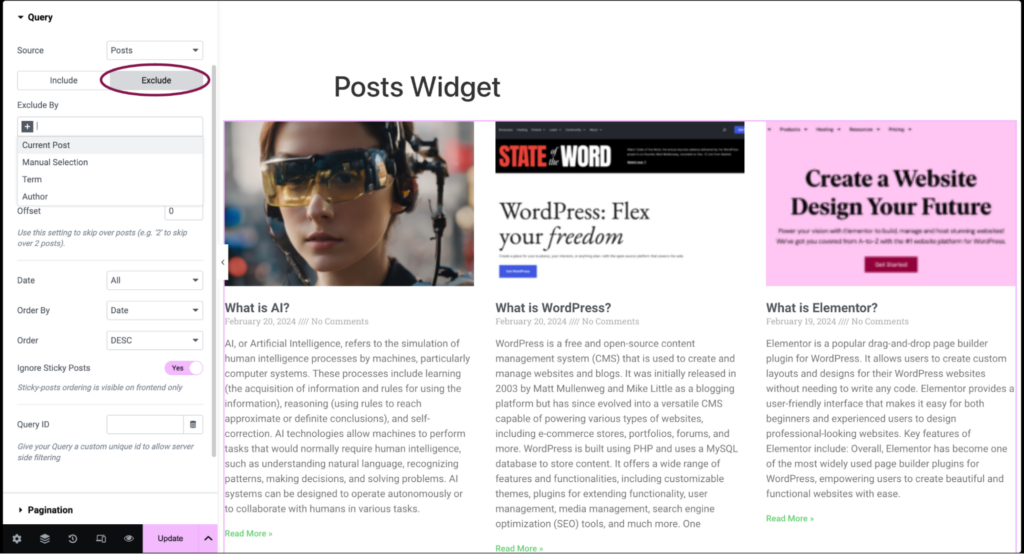How to Use the Elementor Posts Widget (Pro) | Elementor