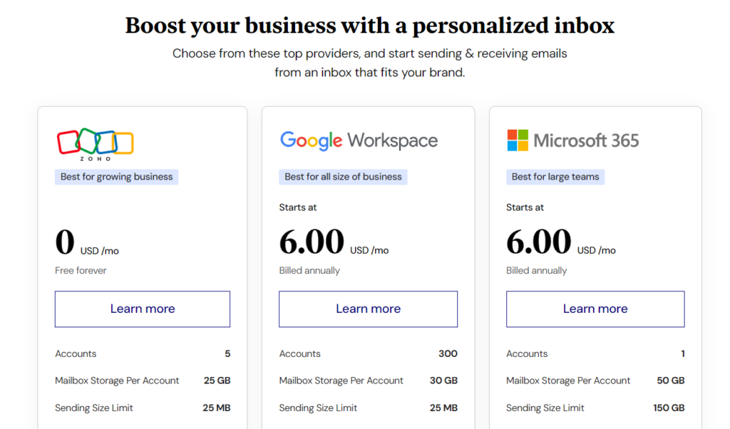 Set up custom email accounts | Elementor