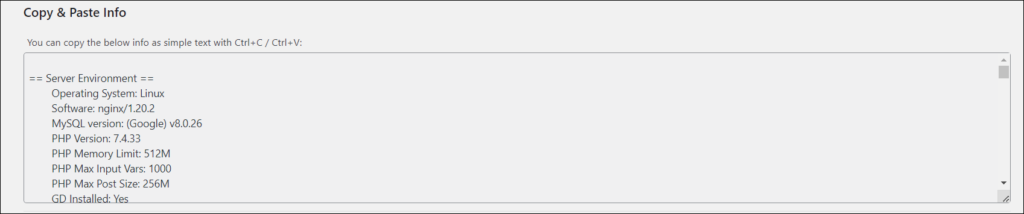 Share system information with Elementor | Elementor