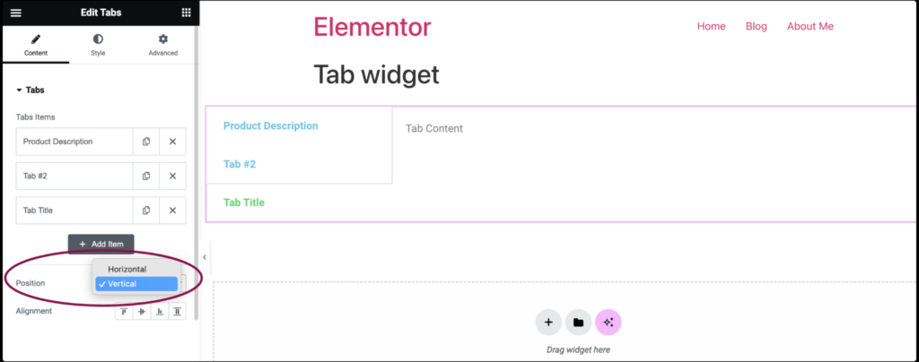 How to Use the Tabs Widget | Elementor