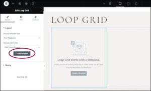 Create a category page using the Loop Grid or Loop Carousel | Elementor