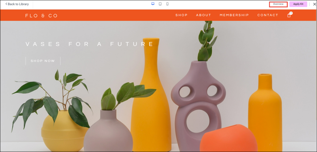 Install A Kit » Elementor