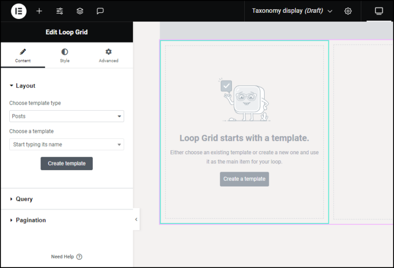 Create a category page using the Loop Grid or Loop Carousel | Elementor
