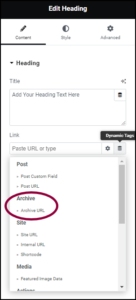 Create a category page using the Loop Grid or Loop Carousel | Elementor