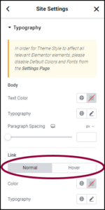 Change the color of your links | Elementor
