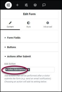 How to Save Form Submission Data in Elementor
