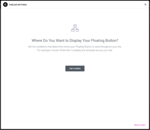 Add a Floating Button to your site | Elementor