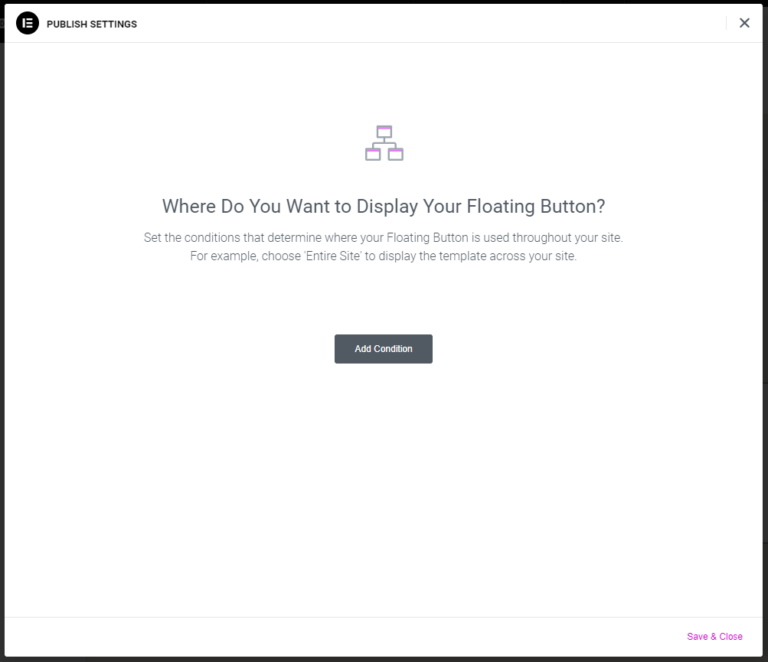 Add a Floating Button to your site | Elementor