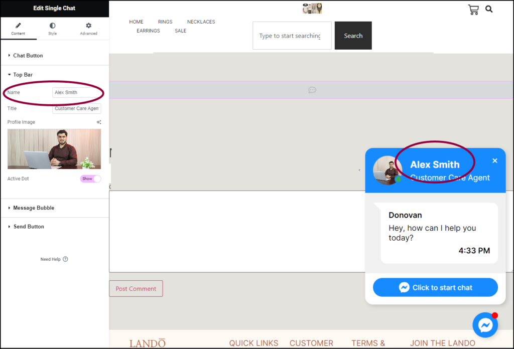 Add a Floating Button to your site | Elementor