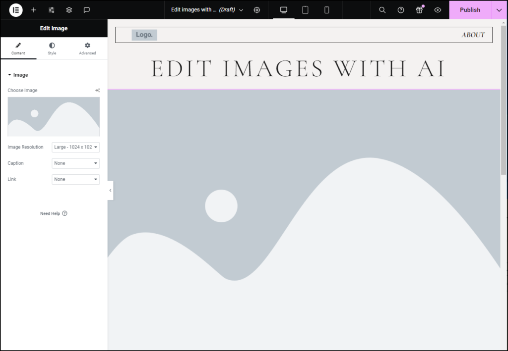 Generate and edit images in the Media Library using Elementor AI | Elementor