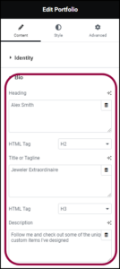 Link In Bio widgets | Elementor