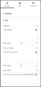 Link In Bio widgets | Elementor