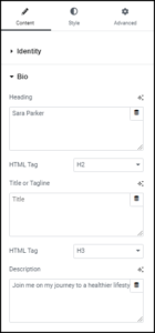 Link In Bio widgets | Elementor