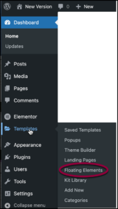 Add a Floating Button to your site | Elementor
