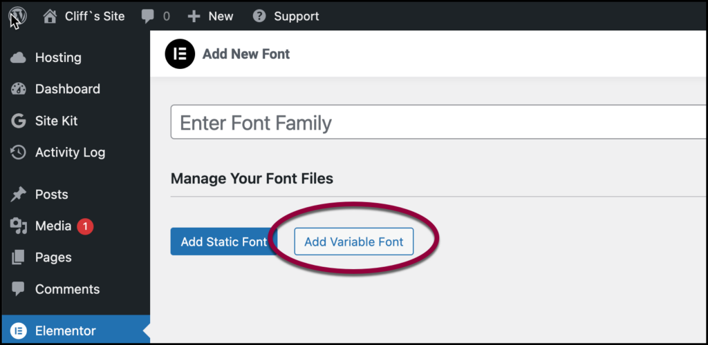 Use Variable Fonts | Elementor