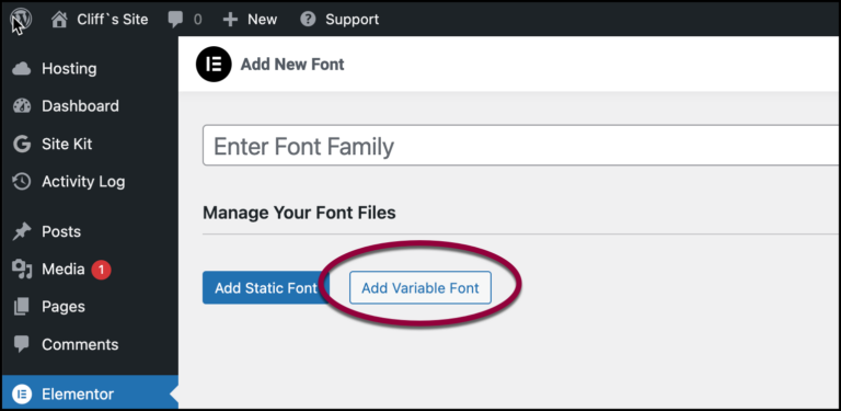 Use Variable Fonts | Elementor