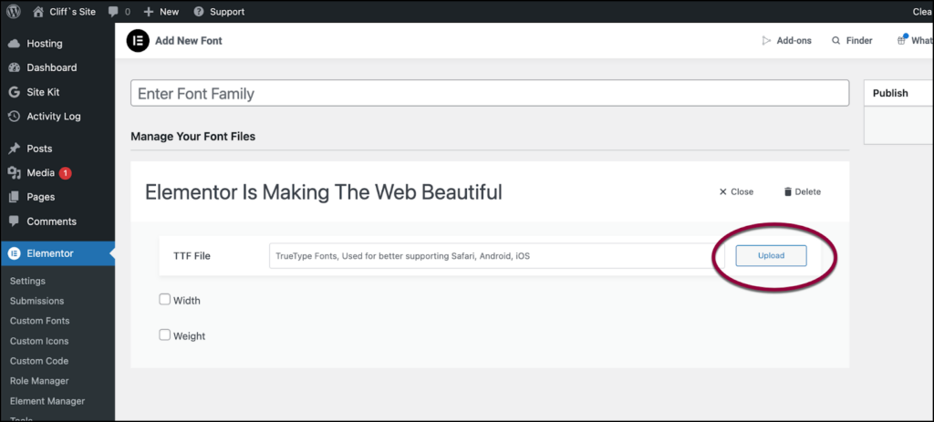 Use Variable Fonts | Elementor