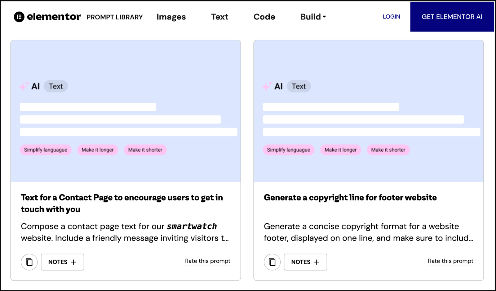 Improve AI website building with better prompts | Elementor