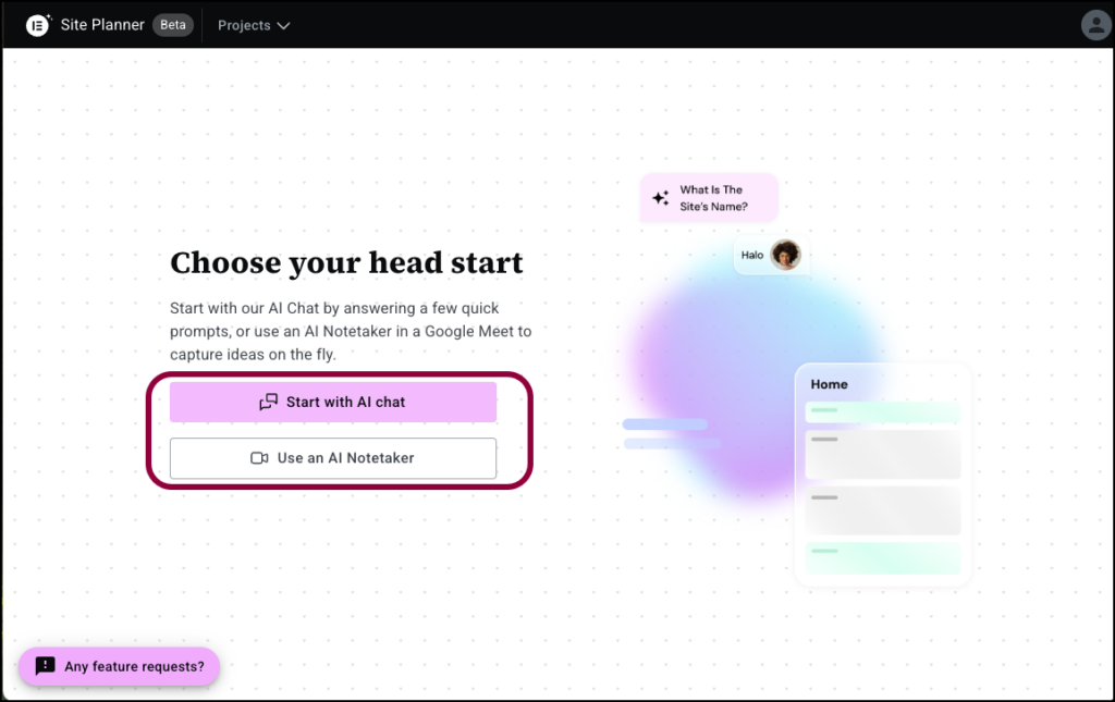 Build an entire website from scratch with Elementor AI's Site Planner | Elementor