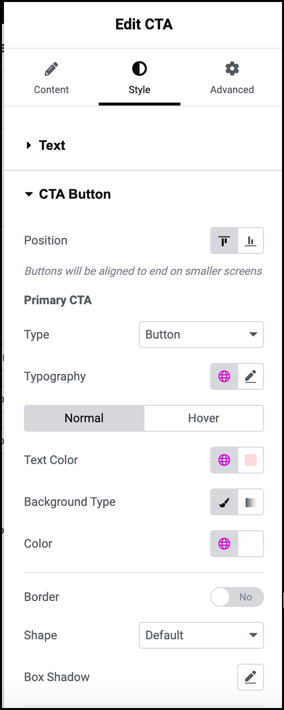 CTA widget | Elementor