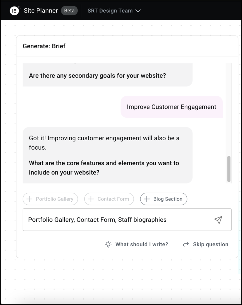 Build an entire website from scratch with Elementor AI's Site Planner ...
