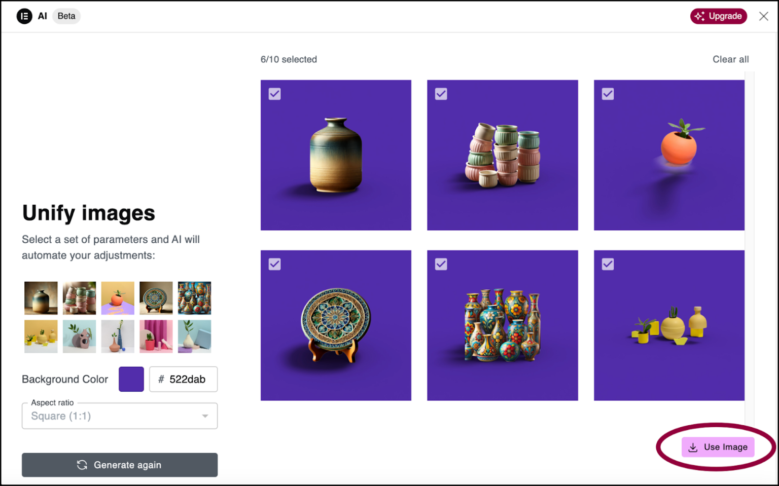 Standardize your product photos with Elementor AI | Elementor