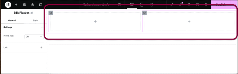 Flexbox element | Elementor