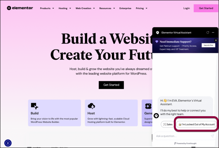 Troubleshooting - I can't access my account | Elementor