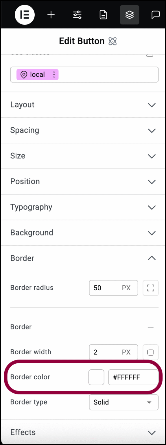 Button Element Elementor
