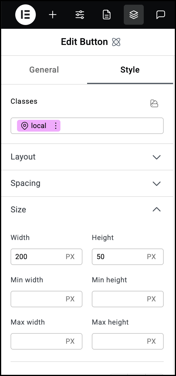 Button element | Elementor