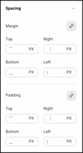 Style tab - Spacing | Elementor